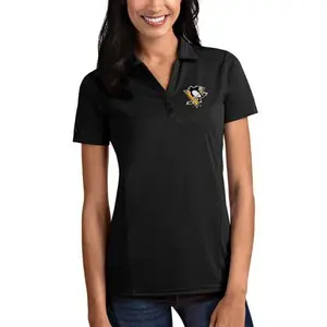 ANTIGUA Pittsburgh Penguins Tribute Polo - Black