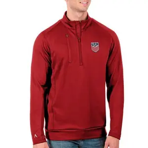ANTIGUA Usmnt Generation Quarter-zip Top - Red