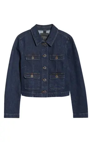 Paige Lydia Stretch Denim Jacket - Ballast