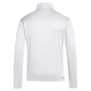 Adidas Washington Huskies 2024 Coaches Sideline Quarter-zip Top - White