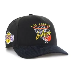 '47 Los Angeles Lakers Nothing But Net Hitch Adjustable Hat - Black