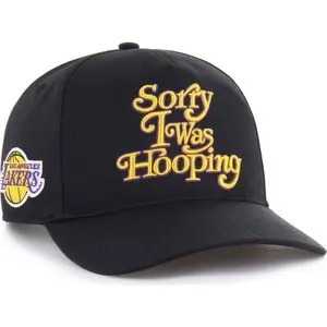 '47 Los Angeles Lakers Sorry I Was Hooping Hitch Adjustable Cap - Black