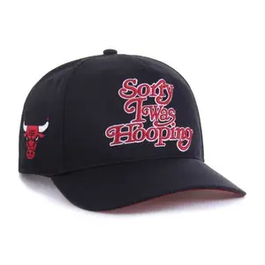 '47 Chicago Bulls Sorry I Was Hooping Hitch Adjustable Cap - Black