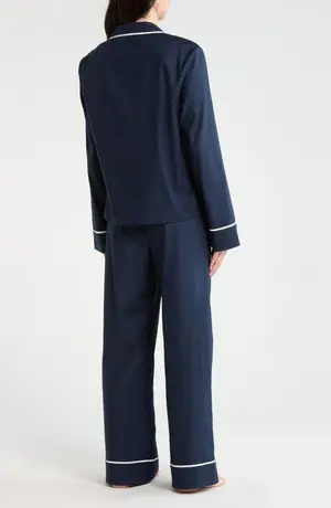 REFORMATION Coco Piped Stretch Cotton Pajamas