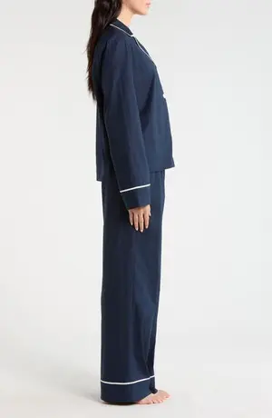 REFORMATION Coco Piped Stretch Cotton Pajamas