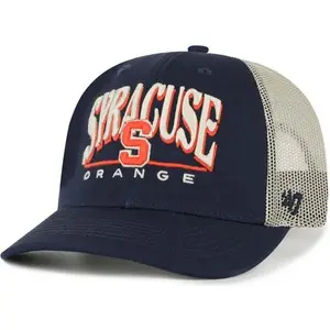 '47 47 Syracuse Orange Embroidered Trucker Hat Navy