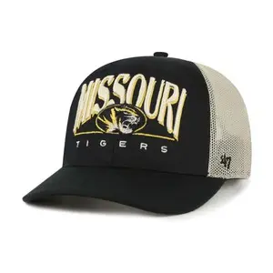 '47 Missouri Tigers Arid Adjustable Trucker Hat - Black