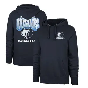 '47 47 Memphis Grizzlies 2025/26 City Edition Jab Step Hoodie - Navy