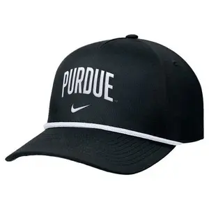 Nike Purdue Boilermakers Rise Adjustable Hat - Black