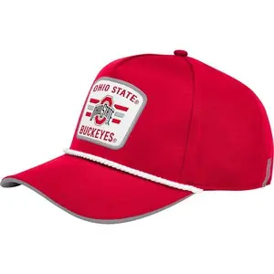 COLOSSEUM Ohio State Buckeyes Hits The Road Podium Adjustable Hat - Scarlet