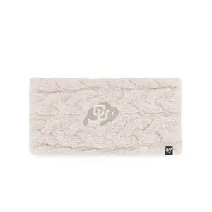 '47 Colorado Buffaloes Core & Inline Latte Knit Headband - Natural