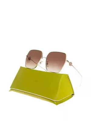 Tory Burch Oversized-frame Sunglasses - Brown