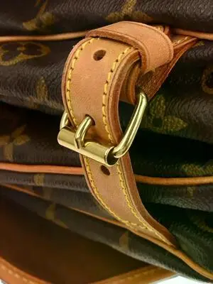LOUIS VUITTON 1997 30 Monogram Saumur Shoulder Bag - Brown