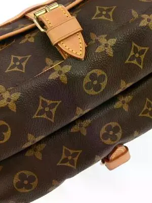 LOUIS VUITTON 1997 30 Monogram Saumur Shoulder Bag - Brown