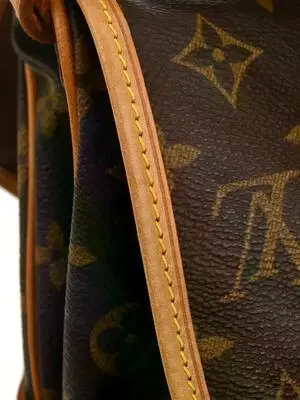 LOUIS VUITTON 1997 30 Monogram Saumur Shoulder Bag - Brown