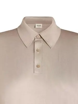 TOD'S Button-fastening Polo Shirt - Brown