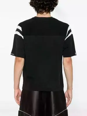 Givenchy Panelled V-neck Cotton T-shirt