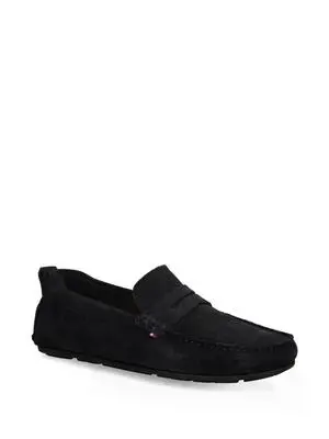 Tommy Hilfiger Suede Penny Loafers