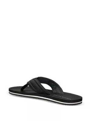 Tommy Hilfiger Padded Slides - Black