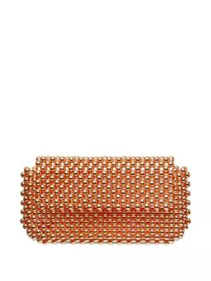 0711 TBILISI Clover Beaded Clutch - Orange