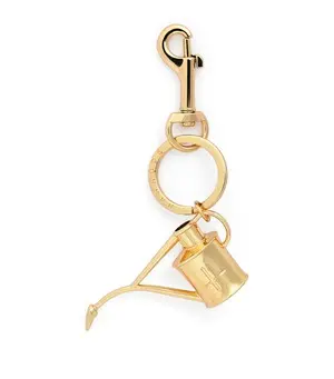 Harrods Watering Can Keyring - Gold