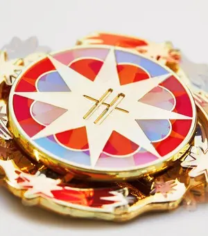 Harrods Spinning Star Keyring