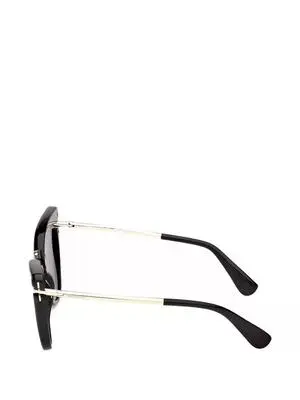 Max Mara Cat-eye Frame Sunglasses - Black