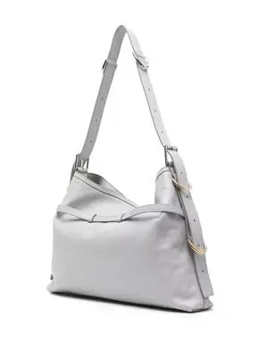 Givenchy Medium Voyou Leather Shoulder Bag - Grey