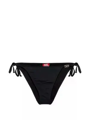 DIESEL® Bikini Bottoms With Tie Strings - Black