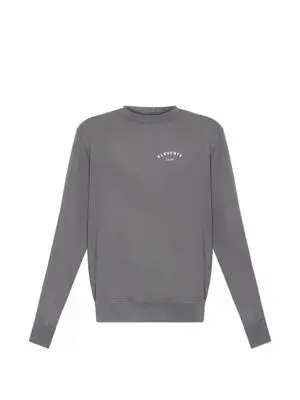 Eleventy Logo-print Crewneck Sweatshirt