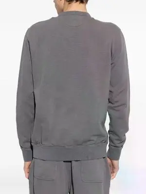 Eleventy Logo-print Crewneck Sweatshirt
