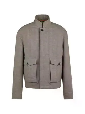 TOD'S Short Linen Jacket