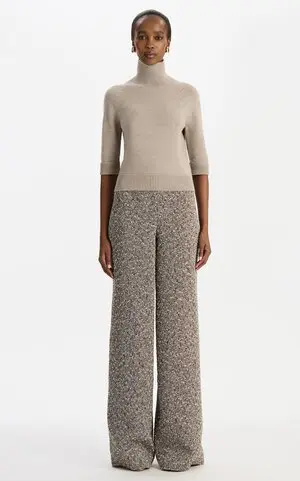 Oscar De La Renta Turtleneck Wool Sweater