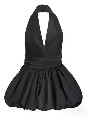 PATOU Knot Mini Dress - Black