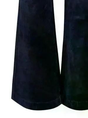 Paige Belt Loops Flared Trousers