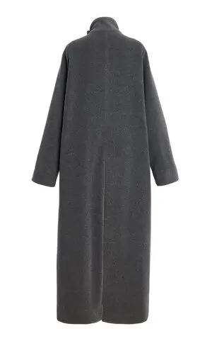 COLLEEN ALLEN High-collar Fleece Raglan Coat