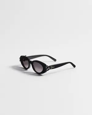 Dior Clover B1i - Shiny Black Oval Sunglasses