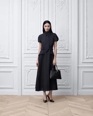 Dior Mid-length Dress With Tie Neck