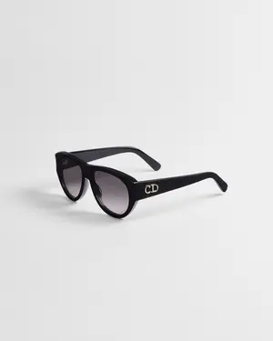 Dior Diorglow A1i - Shiny Black Pilot Sunglasses