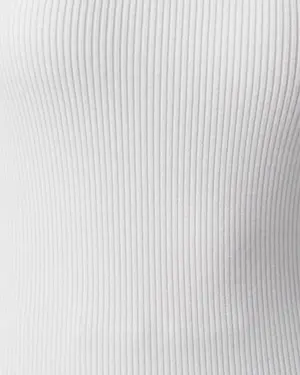 ANDIATA Griet Rib-knit Sleeveless Top - White