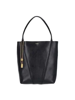 Chloé Spin' Tote Bag - Black