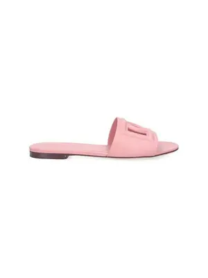Dolce & Gabbana Dg' Leather Sandals - Pink