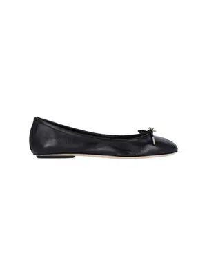 Chloé Iris' Bow Ballet Flats - Black