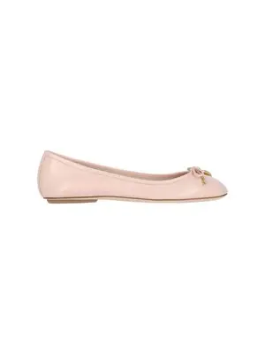 Chloé Iris' Bow Ballet Flats - Pink