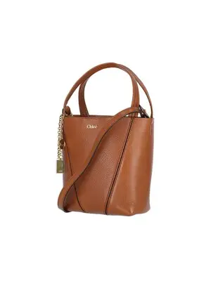 Chloé Small Spin Tote Bag - Brown