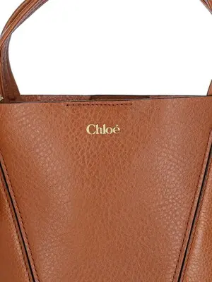 Chloé Small Spin Tote Bag - Brown