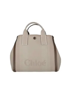 Chloé Carry' Tote Bag - Taupe