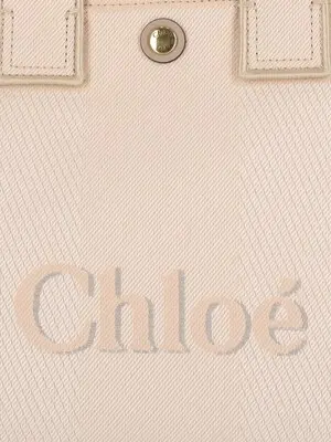 Chloé Small 'carry' Tote Bag - Cream