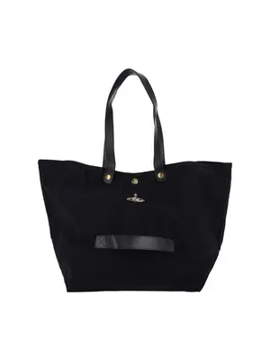 VIVIENNE WESTWOOD Large Utility Tote Bag