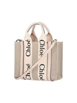 Chloé Woody Small Tote Bag - Pink